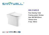 China Floor Standing Toilet One Piece WC Dual Flush Water Saving 580 * 365 * 420mm for sale