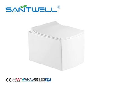 China Gravity Flushing Wall Mounted WC Wall Hanging Toilet Anti - Blocking for sale