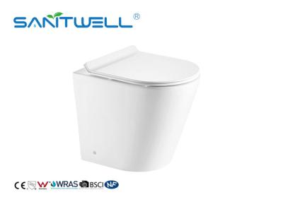 China Ceramic Wall Mounted WC High Class Wall Mounted Toilet Easy To Clean for sale