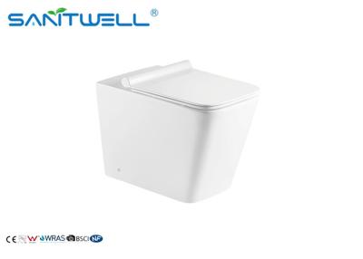 China Sanitary Ware Ceramic Rimless Floor Standing Toilet Water Saving ODM / OEM for sale