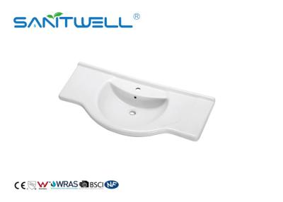 China Self Cleaning Glaze Ceramic Art Basin For Hotel Toilet 750 * 510 * 220mm ISO9001 for sale