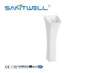 China Popular Models Self Cleaning Glaze Ceramic Hand Wash Basin With Pedestal For Bathroom for sale