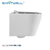 China Popular Models Chaozhou CE Sanitary Ware Ceramic Rimless Wall Hung WC Toilet for sale