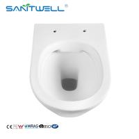 China Popular Models Chaozhou CE Sanitary Ware Ceramic Rimless Wall Hung WC Toilet for sale