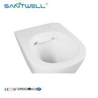 China Popular Models Chaozhou CE Sanitary Ware Ceramic Rimless Wall Hung WC Toilet for sale