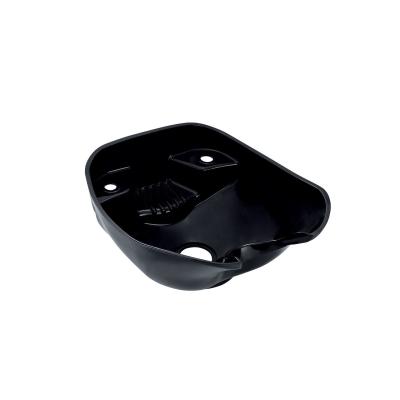 China Black Ceramic shampoo bowl wash basin for beauty for sale