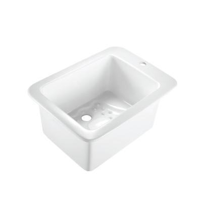 China Ceramic shampoo bowl wash basin for barber shop for sale