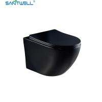China SWJ0325MB Bathroom wc Sanitary Ware white toilet bowl rimless flush for European Market for sale