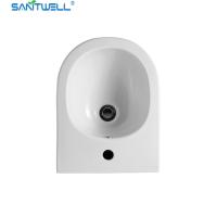 China White Wall Hung Bidet Bathroom WC pan 480*370*325 mm size Floor mounted bidet SWJ0331 for sale
