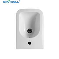 China Bathroom WC pan China Suppliers White Wall Hung Bidet 490*370*300 mm size Floor mounted bidet for sale