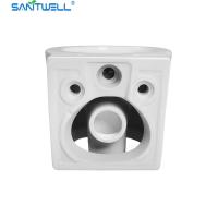 China China Sanitwell SWJ1025 Bathroom wc white toilet bowl rimless flush for sale