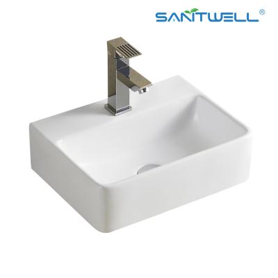 China Bathroom Luxury Sink AB8374 Lavabo Table Top Wash Art Ceramic Basin for Lavatory Above Counter Basin for sale
