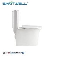 China Sanitary Ware Chaozhou SWM8612 Bathroom Ceramic Tornado one piece Toilet for sale
