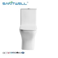 China single toilet one piece toilet ceramic toilet seat round shape washdown SWM8617 for sale