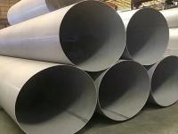 China 316L Stainless Steel Welded Pipe 0.7mm 0.8mm Wall High Tensile Strength 520MPa for sale