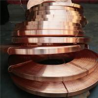 China C11000 T2 Copper Coil Sheet 1000mm-1220mm Width Pure Copper Strip for Electrical Conductivity for sale