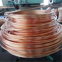China C11000 Copper Tube Straight Pipe 0.1mm-20mm Wall Thickness HVAC Heat Conduction for sale
