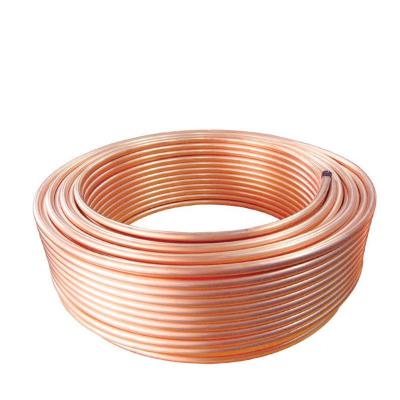 China ASTM B280 Straight Industrial Copper Pipe 1m-6m for Air Conditioner C12200 for sale