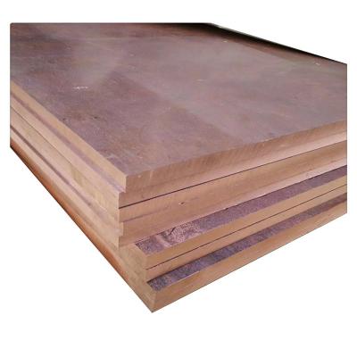 China 99.99% Pure T2 Copper Sheet 4x8ft 3mm 20mm Thickness High Conductivity for sale