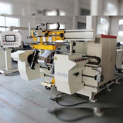 China Core Clamping Automatic Reactor Copper Foil Winding Machine PLC Control for sale