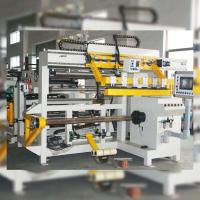 China PLC Control Transformer Foil Winding Machine 1200mm Width Copper Strip for sale