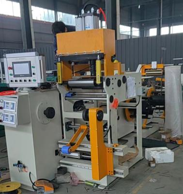 China Foil Sheet Winder Dry Transformer Foil Winding Machine Cold Pressure Welding for sale