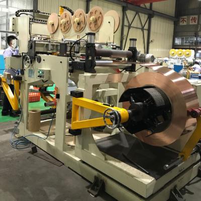 China Automatic Foil Conductor Copper Foil Winding Machine For Making Transformer for sale
