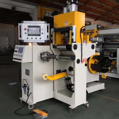 China Automatic Cold Pressure Welding Copper Foil Winding Machine PLC Control System for sale