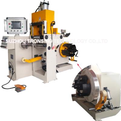 China Cold Pressure Welding Transformer Foil Winding Machine 4kw 0.2 - 3mm for sale