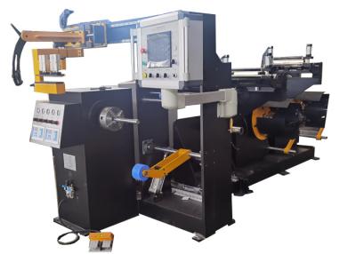 China Two Decoilers Foil Winder Automatic Copper Foil Winding Machine for sale