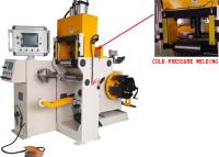China Automatic Conductor Aluminium Foil And Copper Foil Winding Machine With Cold Pressure Welding And 1 Set Foil Decoiler for sale