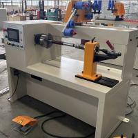 China Automatic Coil Winding Machine with 400mm Winding Width, 0.75kw Servo Motor for 5x12mm Flat Wire Transformer Coil Winding for sale