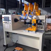 China Transformer Coil Winding Machine with 4KW Motor 40x40mm Shaft for 3 Finished Coils CNC Automatic Operation for sale