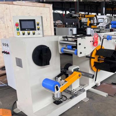 China Transformer Foil Winding Machine with 0.2-2.0mm Copper Foil 500mm Foil Conductor ID and Adjustable Up To 35rpm for sale