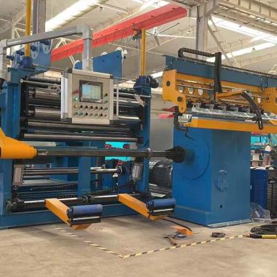 China Transformer Foil Winding Machine with 0 to 16 Rpm Speed and Pneumatic Tension Control for Copper and Aluminium Foil with 12 Months Warranty for sale