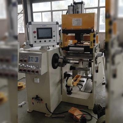 China 200mm Automatic Foil Winding Machine with Cold Pressure Welding for Transformer Coil Manufacturing for sale