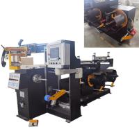 China Automatic Foil Winding Machine for Transformer Coils with 300mm Width Foil and Two Foil Decoilers for sale