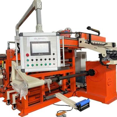 China Transformer Foil Winding Machine with TIG Welding, 22kw Winding Power, and Two Pieces Decoiler for Foil Coil Production for sale