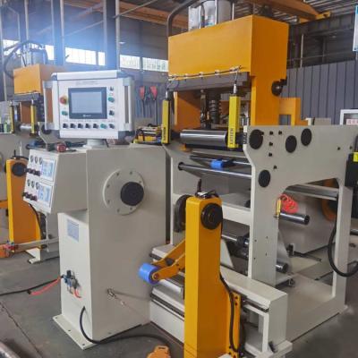 China Cold Welding Transformer Foil Winding Machine with 5.5kw Power and Two Decoilers for Precision Winding for sale