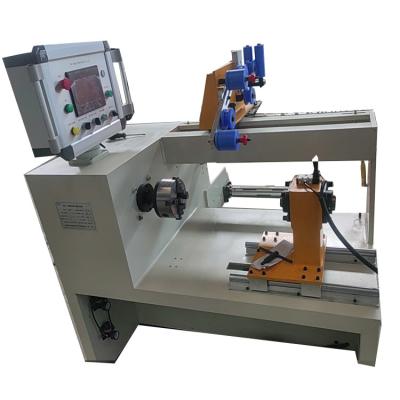 China PLC Controlled Transformer Coil Winding Machine with 0.75KW Servo Motor and 400mm Max Winding Width for sale