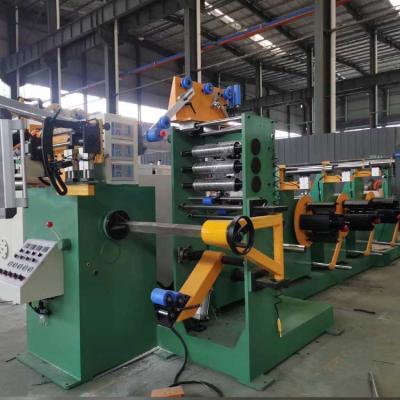 China PLC Controlled TIG Welding Copper Foil Winding Machine with 600mm Foil Width for Transformers for sale