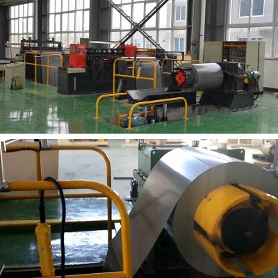 China Automatic Silicon Steel Slitting Machine with 120 m/min Speed, ±0.10 mm Precision, and 6 Sets of Cutters for sale