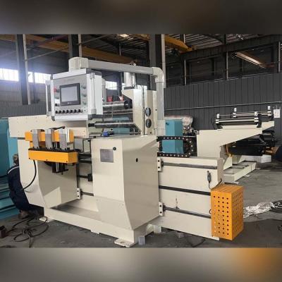 China BRJ600-2-2 Dual Foil Decoiler Copper Foil Winding Machine with PLC and HMI Automation and TIG Welding System for sale