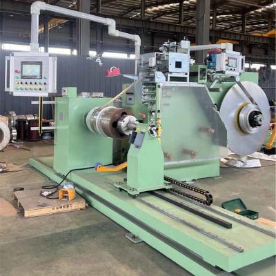 China Automatic HV Foil Winding Machine with 200 rpm Speed, 1500 kg Max Coil Weight, and TIG Welding Unit for sale