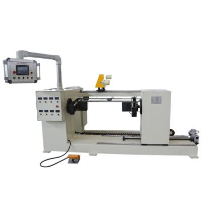 China Programmable Automatic Reactor Coil Winding Machine with 1000mm Winding Width, Dual-Motor Drive & PLC Control for sale