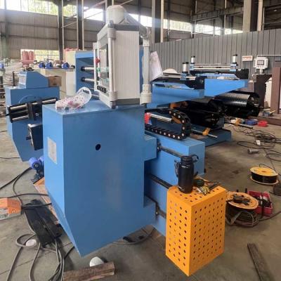 China BRJ600-2-2 Dual Foil Decoiler Copper Foil Winding Machine with PLC and HMI Automation and TIG Welding System for sale