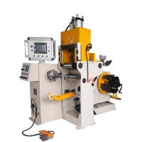 China 60 rpm Transformer Automatic Foil Winding Machine With Cold Pressure Welding for sale