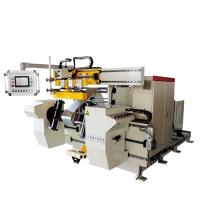 China Two Servo Motors Driving Reactor Copper Foil Winding Machine Two Chucks TIG Welding for sale