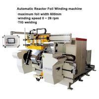 China TIG Welding Reactor Copper Foil Winding Machine PLC Servo Motor Driven for sale