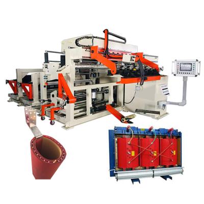 China Copper Foil Cast Resin Transformer Winder Machine Automatic TIG Welding for sale
